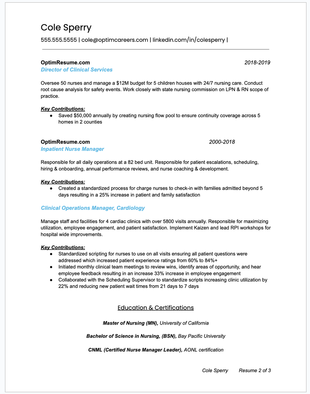 How to Create A Master Resume [With Examples] — Optim Careers