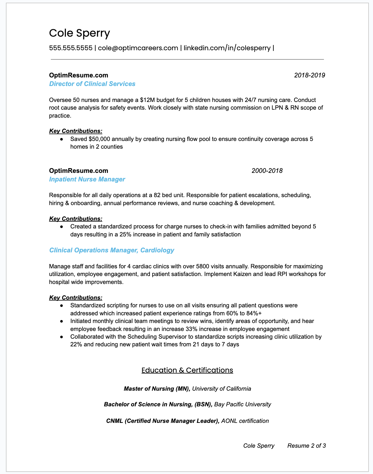 How to Create A Master Resume [With Examples] — Optim Careers