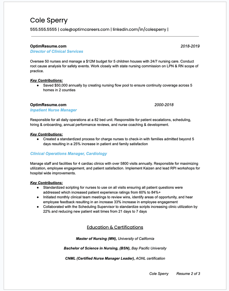 How to Create A Master Resume [With Examples] — Optim Careers
