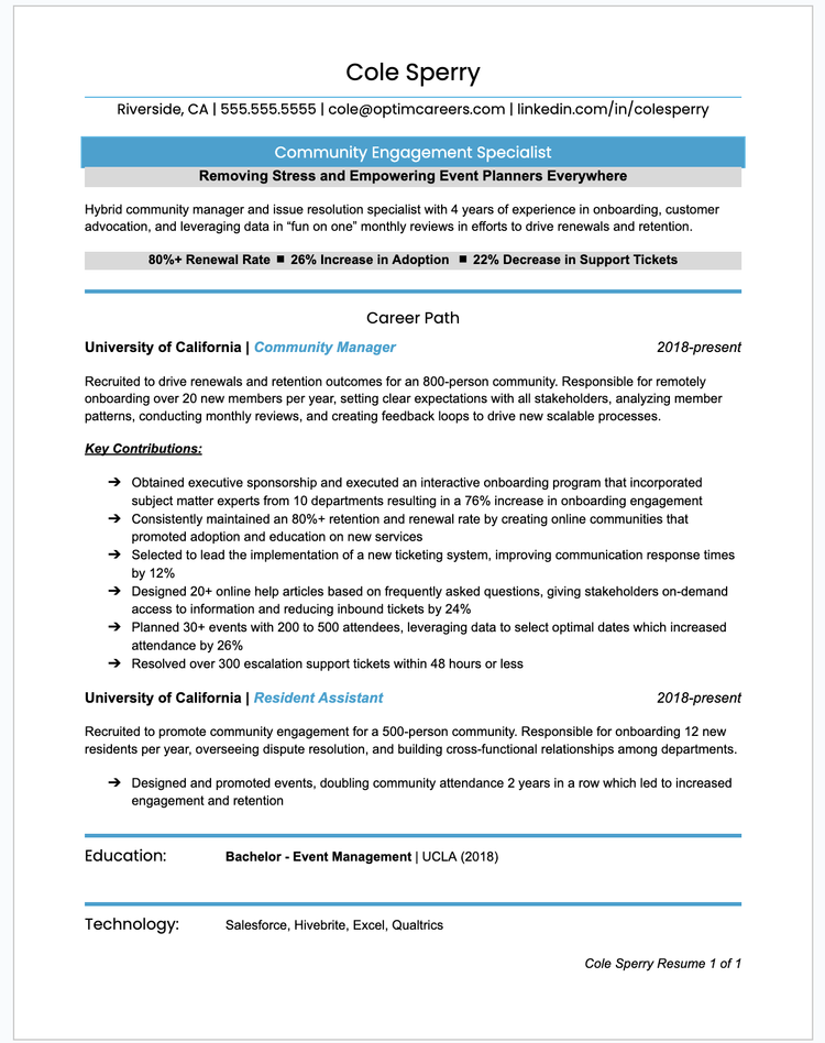 Targeted Resume: The Definitive Guide [With Examples] — Optim Careers