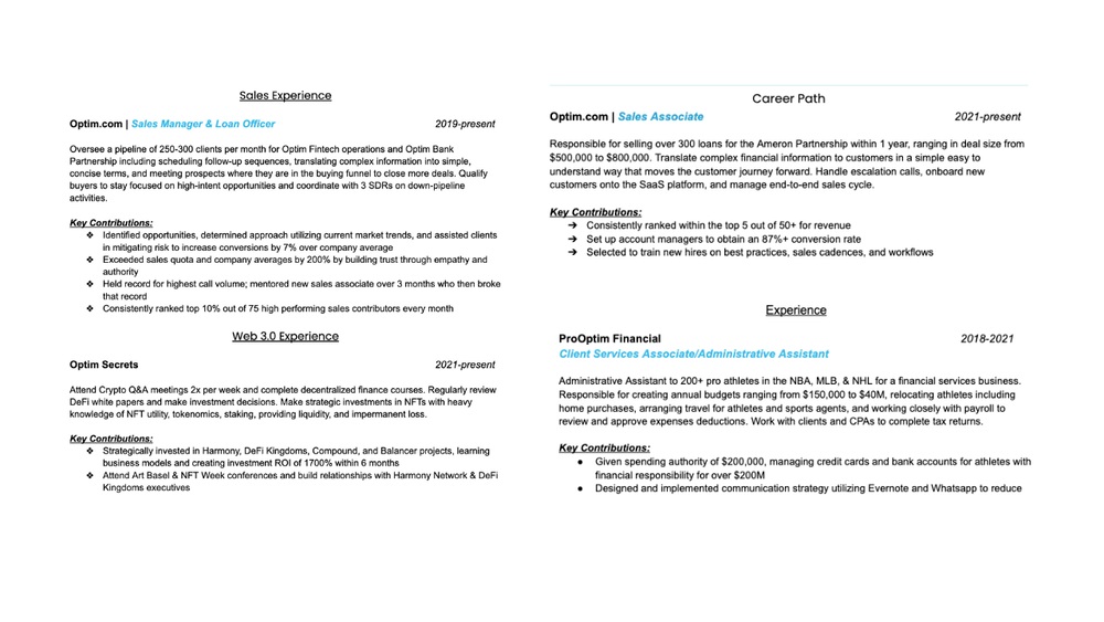 5 Resume Subtitles Your Resume Needs in 2023 — Optim Careers