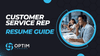 Customer Service Representative Resume [In-Depth Guide and Examples ...