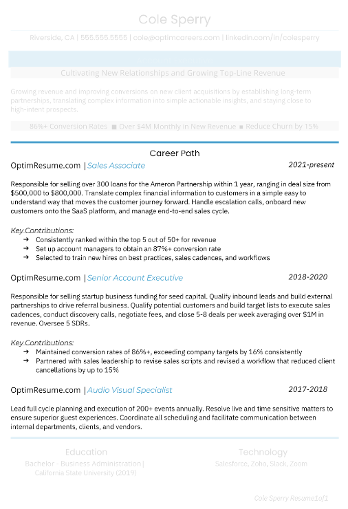 Resume Writing: The Definitive Guide — Optim Careers