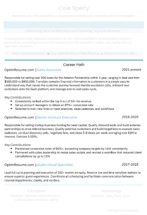 Resume Writing: The Definitive Guide — Optim Careers