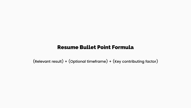 How Many Bullet Points Per Job on a Resume — Optim Careers