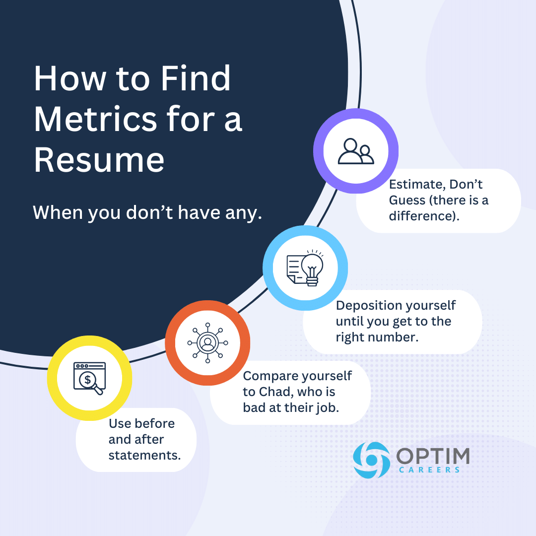 How to Add Metrics to Resume [When You Don’t Have Data] — Optim Careers