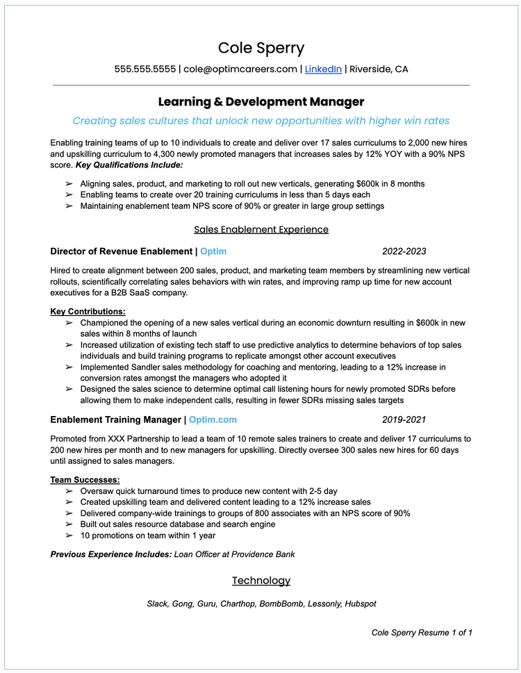 How Many Bullet Points Per Job on a Resume — Optim Careers