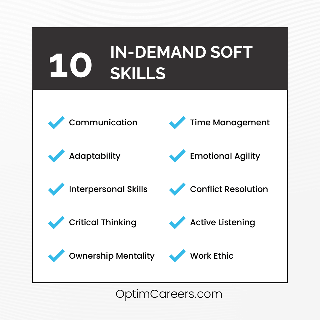 Soft Skills for Resume [This Year’s In-Demand Skills By Job] — Optim Careers