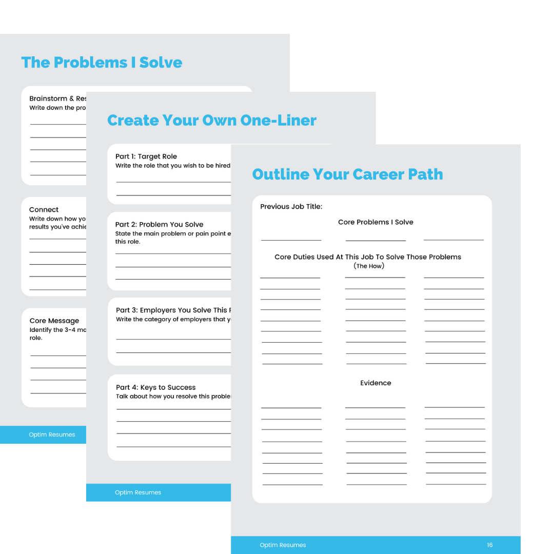Weekend Resume Makeover — Optim Careers