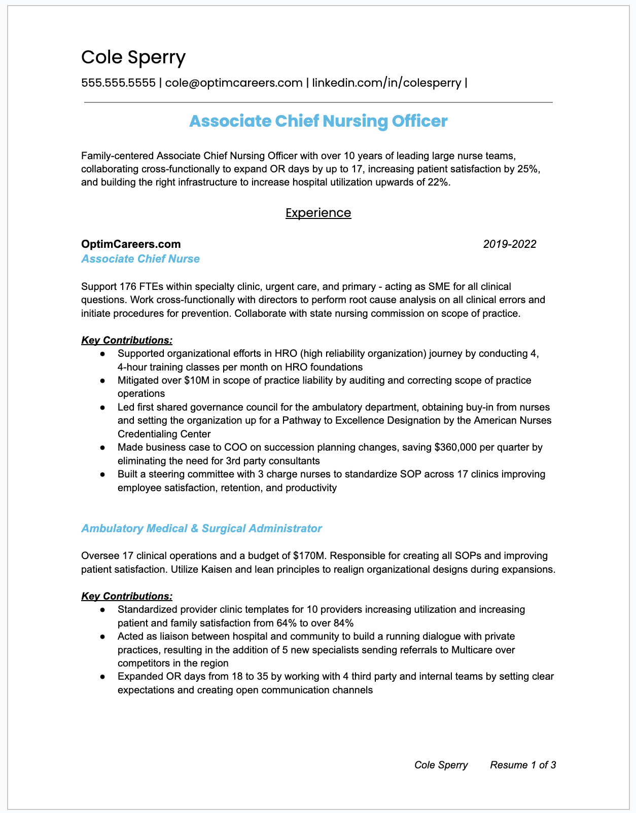 How to Create A Master Resume [With Examples] — Optim Careers