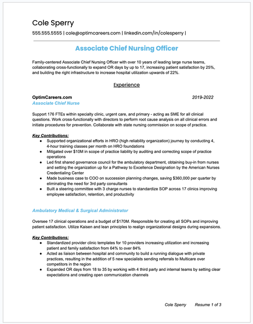 How to Create A Master Resume [With Examples] — Optim Careers