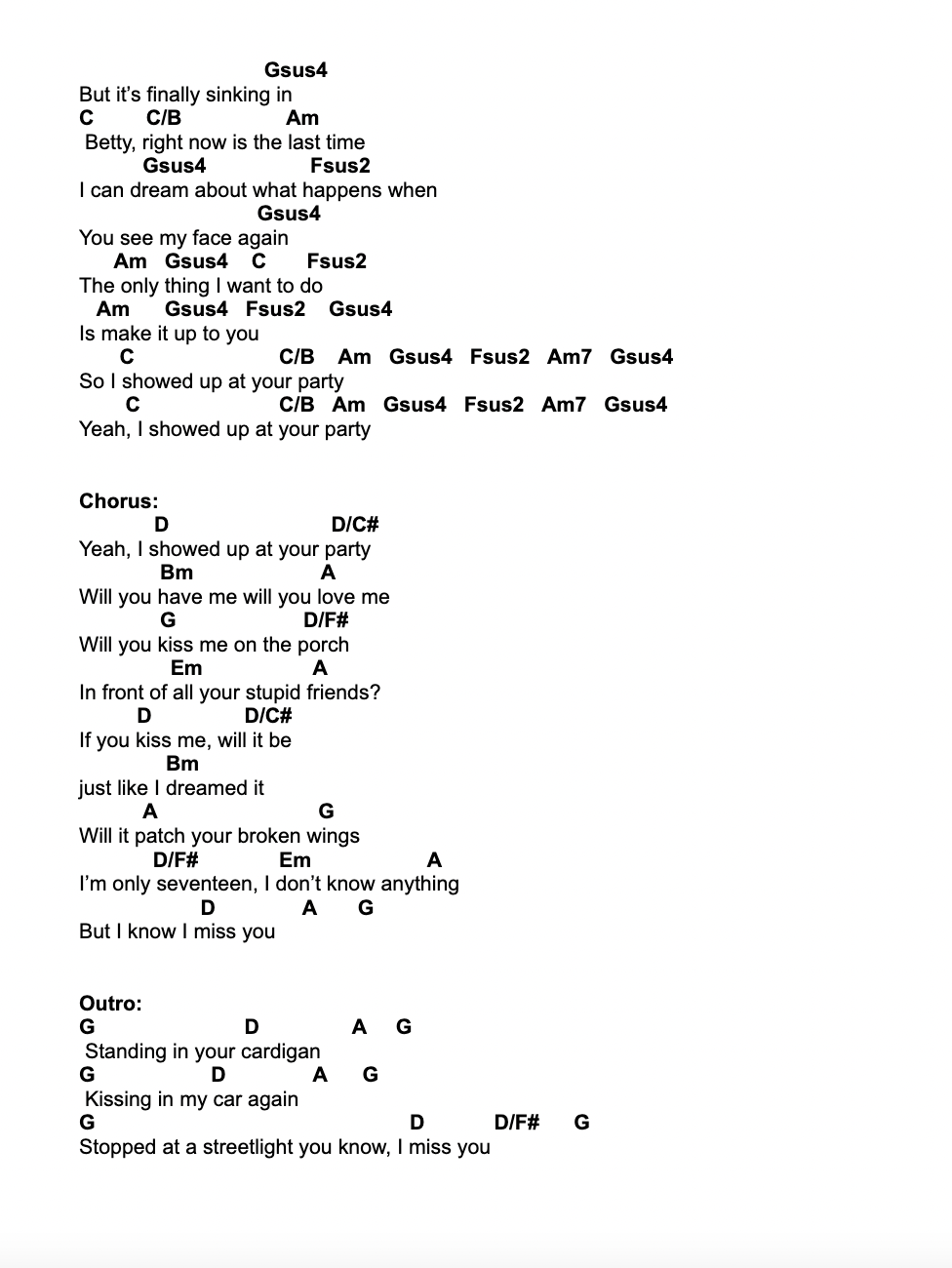 betty by Taylor Swift - folklore — Nena Shelby