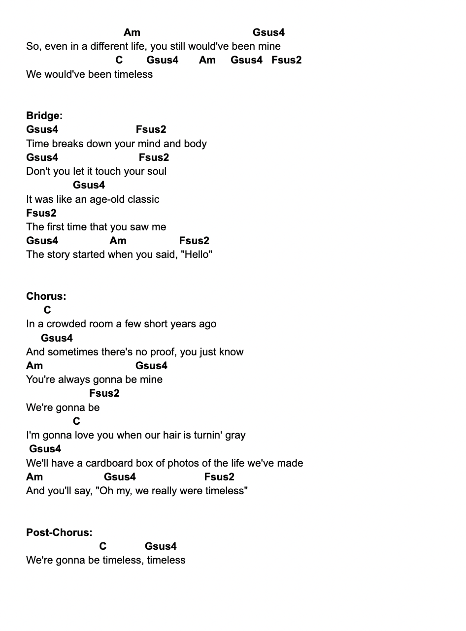 Timeless (from the vault) by Taylor Swift - Speak Now (Taylor’s Version ...
