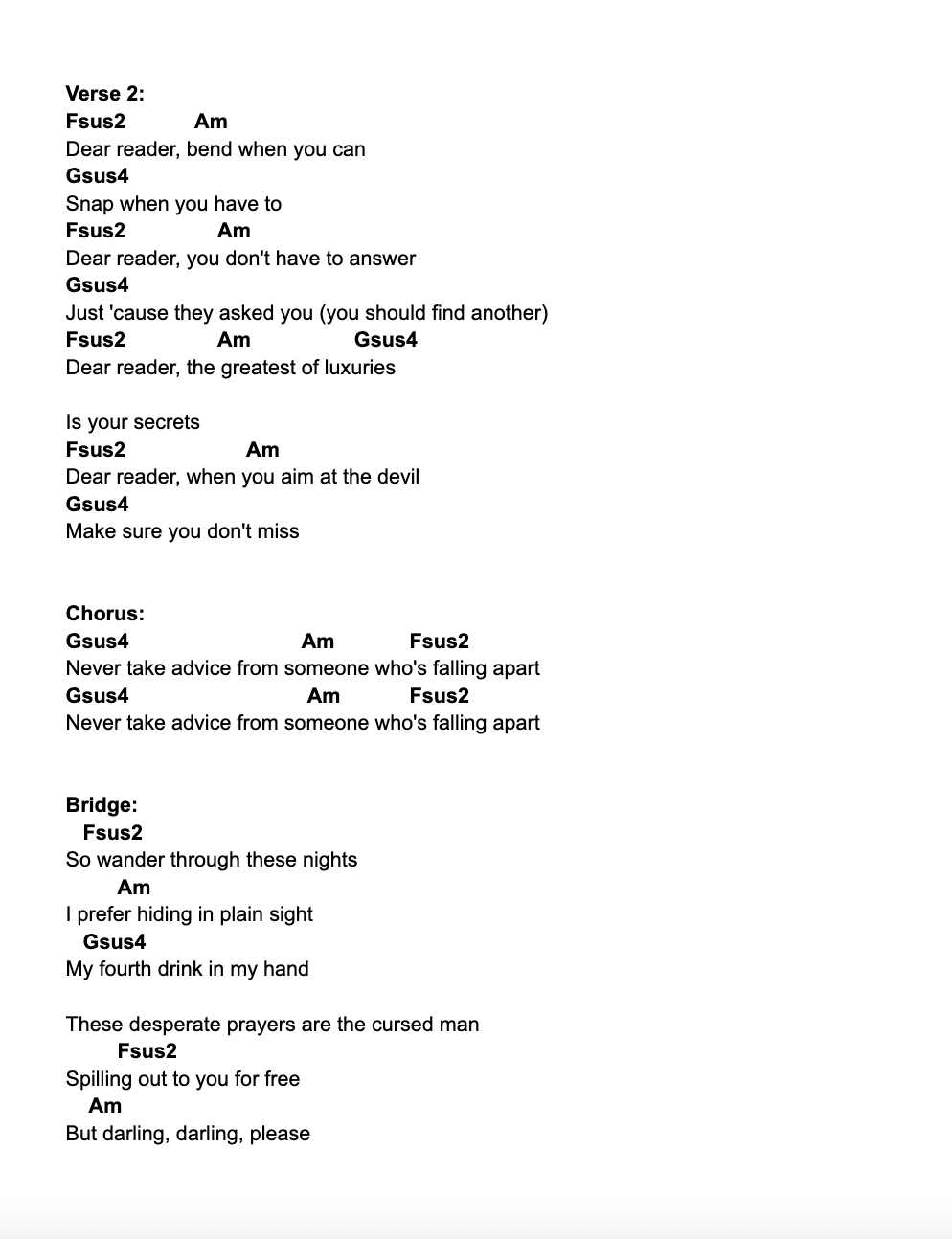 Dear Reader by Taylor Swift - Midnights (3am Edition) — Nena Shelby