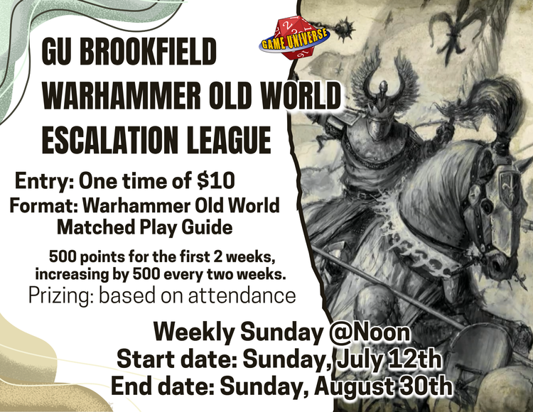 Warhammer Old World - Escalation League — Game Universe