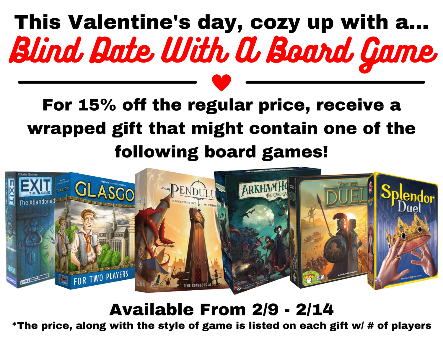 Blind Date with a Boardgame — Game Universe