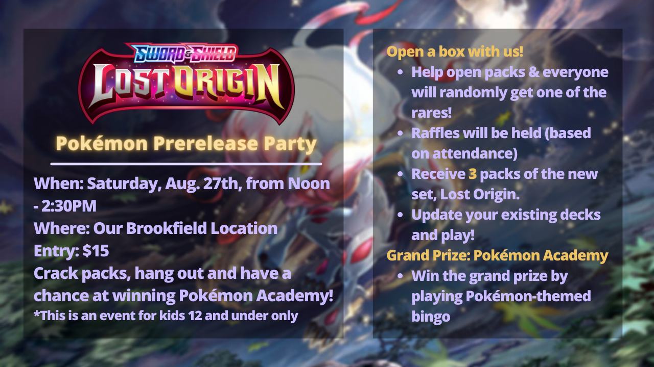 Pokémon TCG: Lost Origin Pre-Release Party — Game Universe