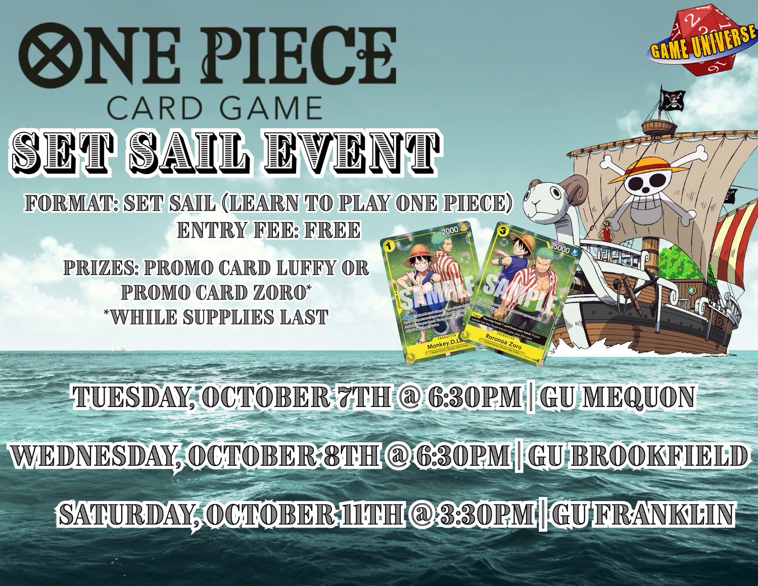 One Piece Set Sail Event — Game Universe