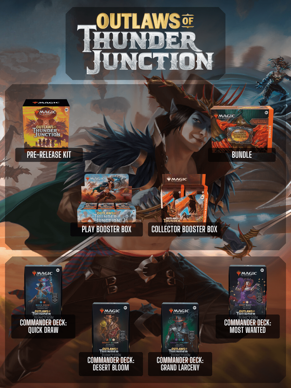 MTG - Outlaws of Thunder Junction - Booster Box Preorder! — Game Universe