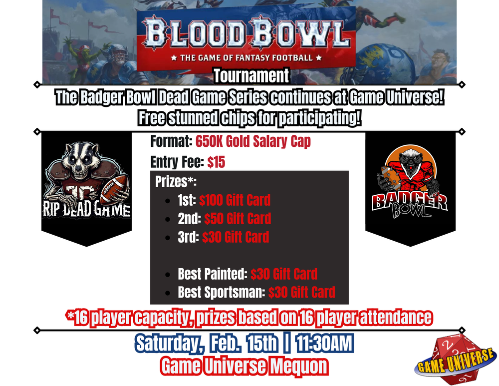 Blood Bowl Tournament — Game Universe