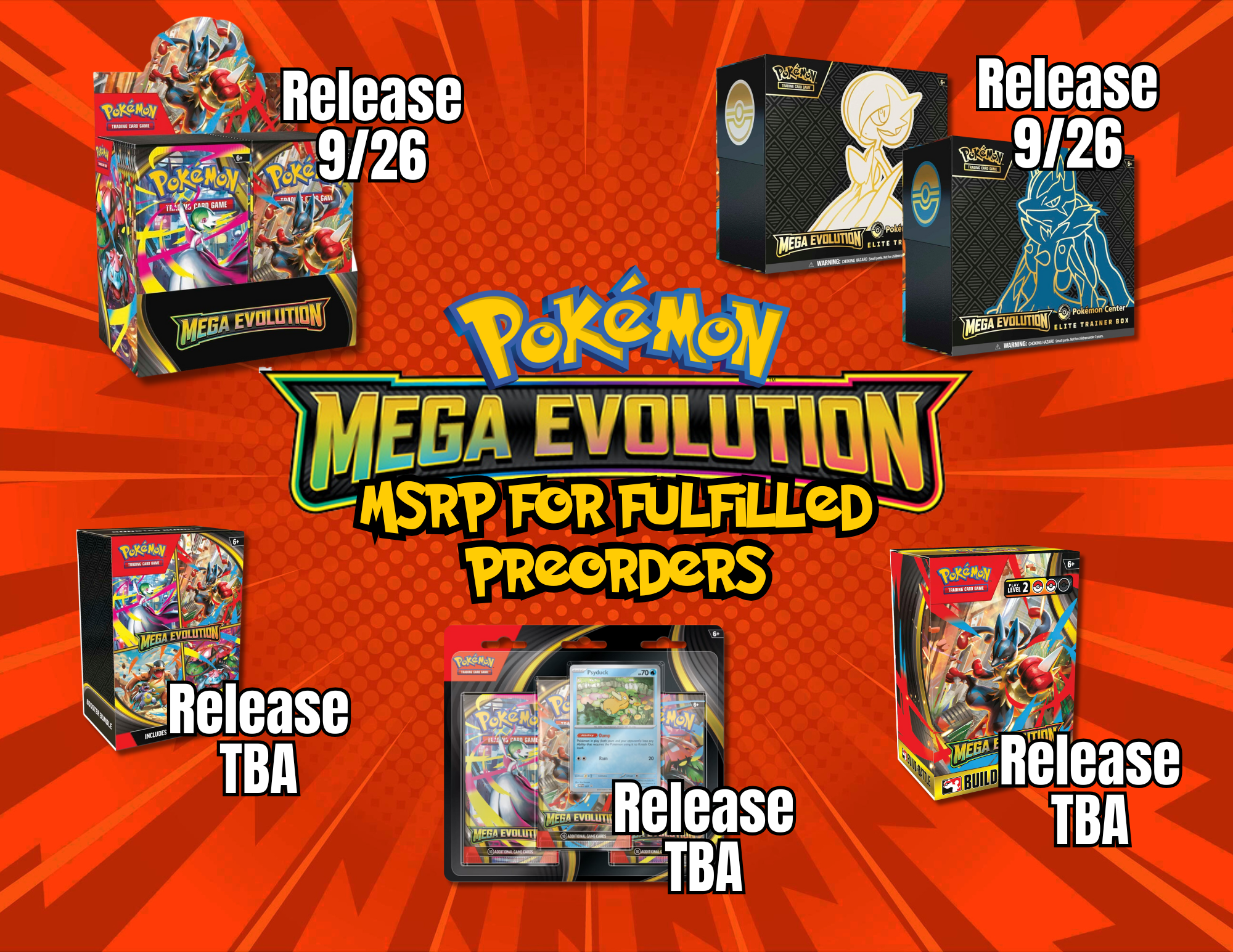 Mega Evolution Tcg Pokemon Expansion