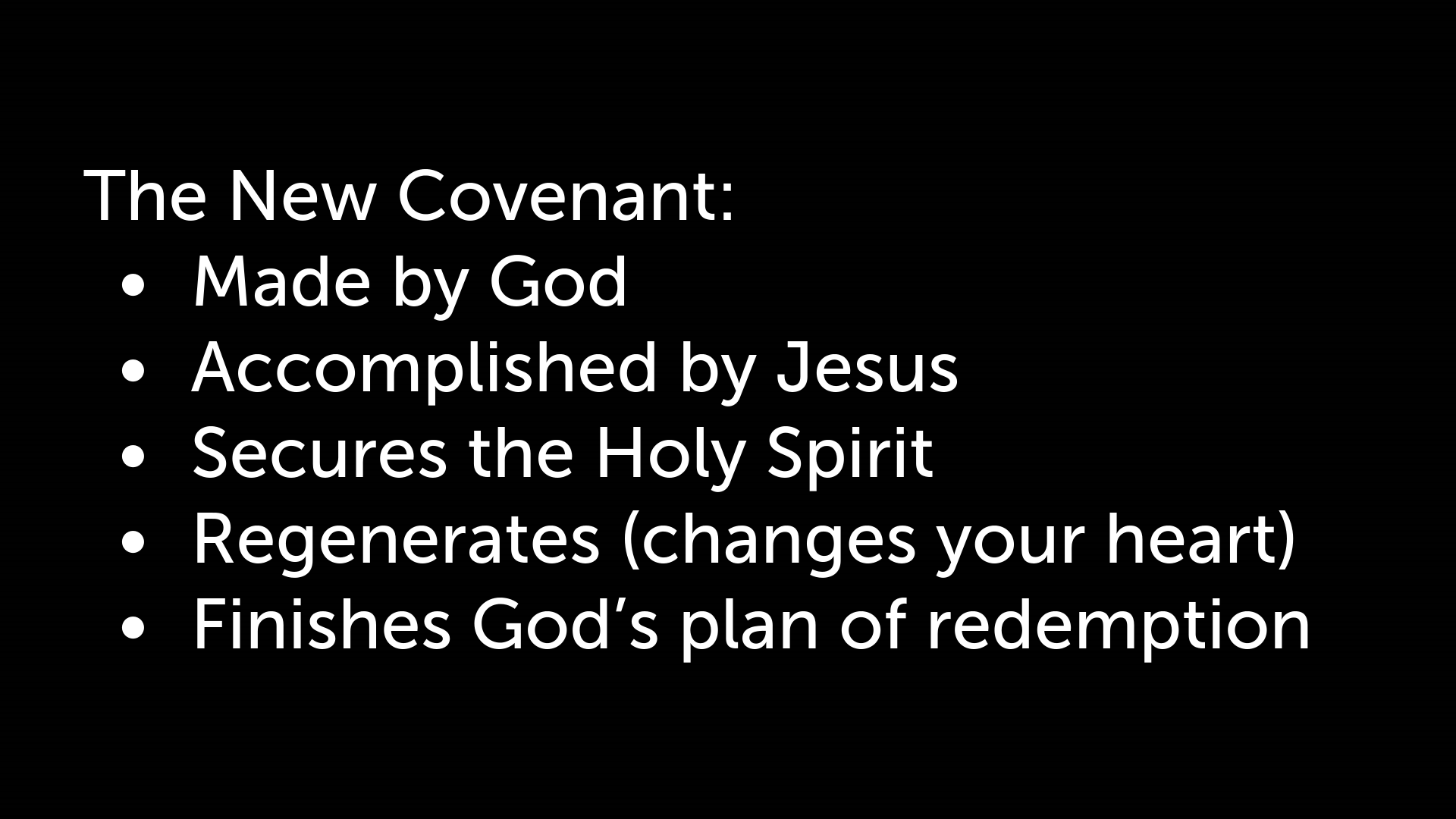 5 ways that the New Covenant massively impacts your life | 2 Cities Church
