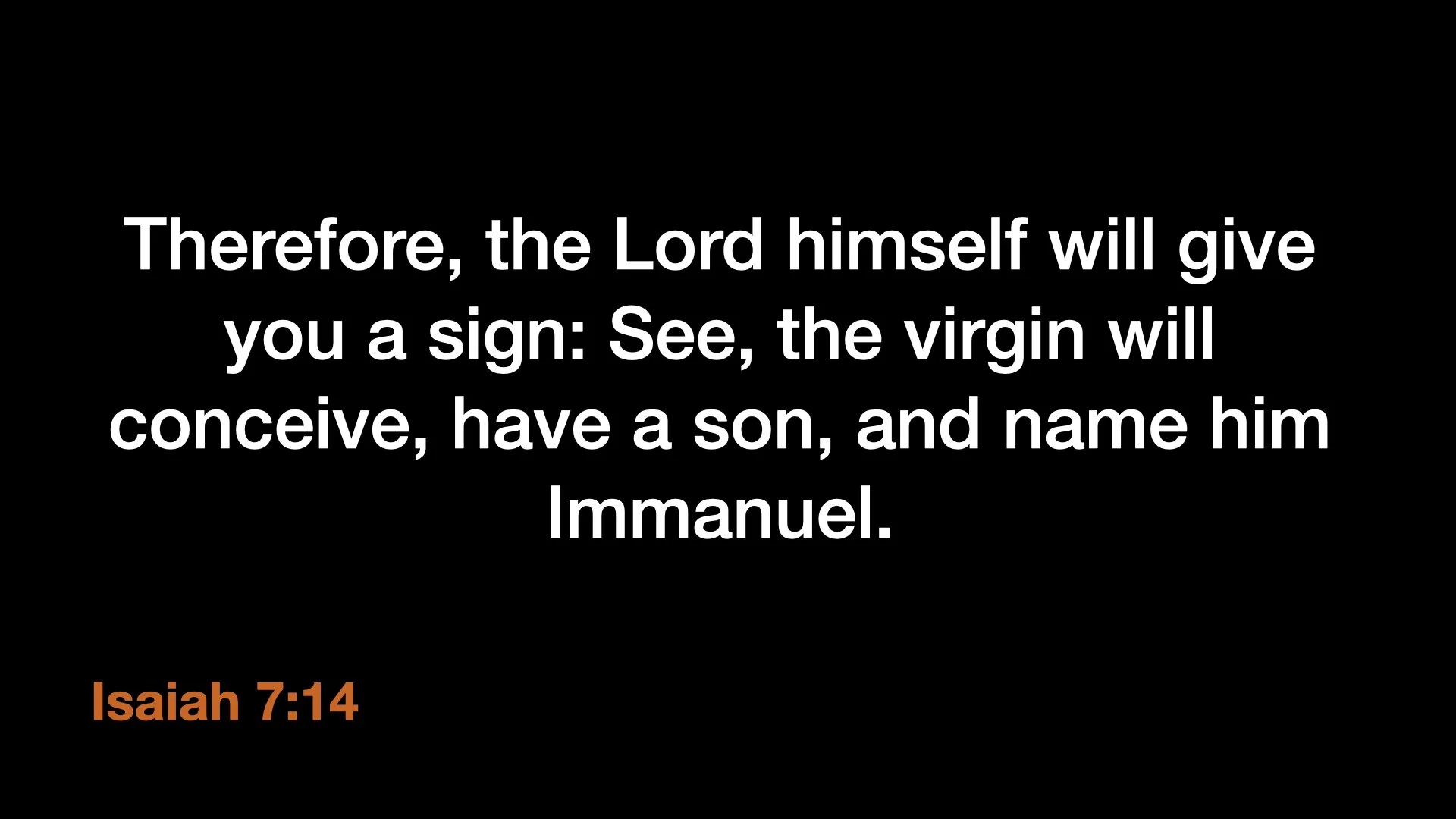 The miracle of Jesus’ birth. | 2 Cities Church