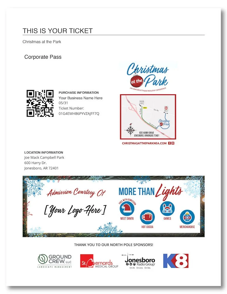 Corporate Passes — Christmas at the Park