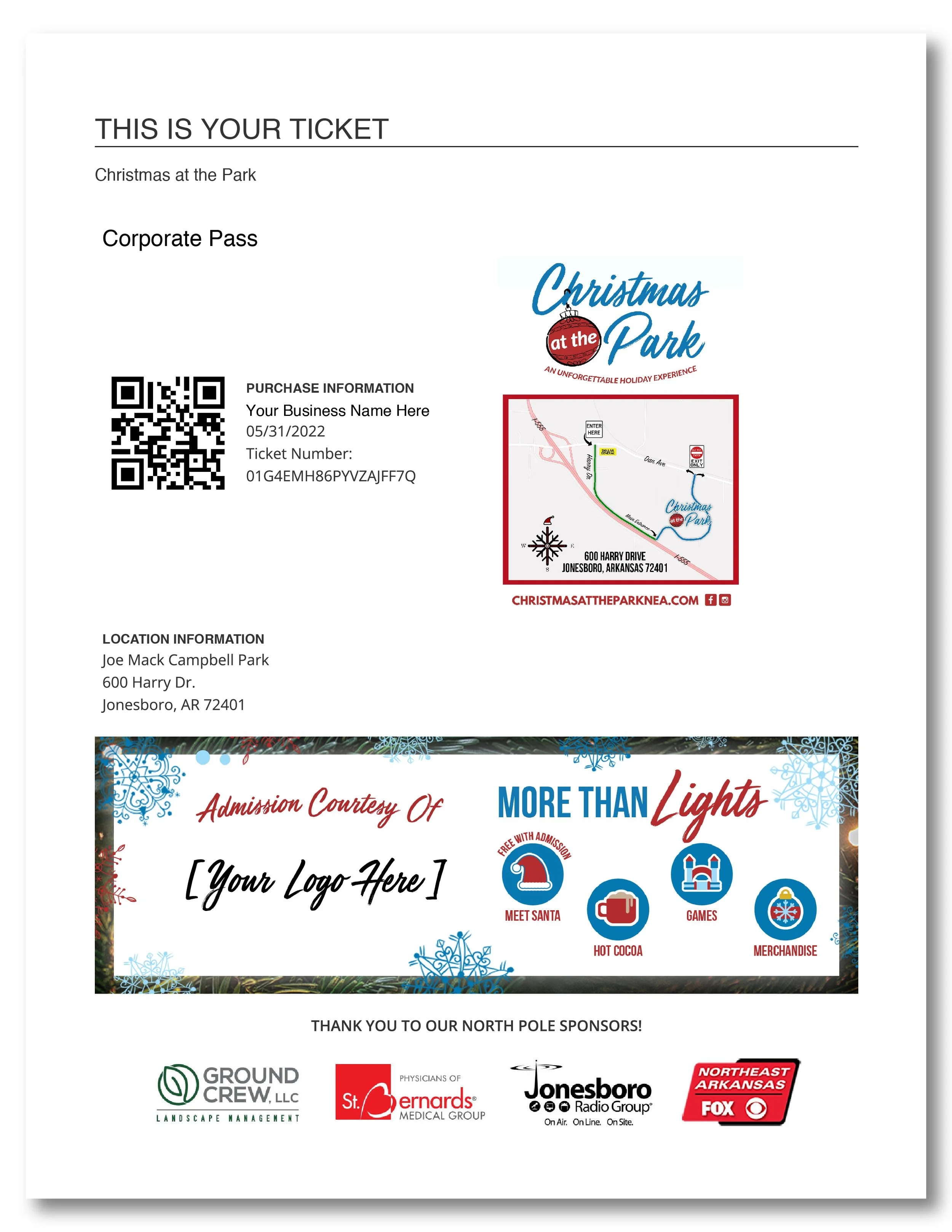 Corporate Passes — Christmas at the Park