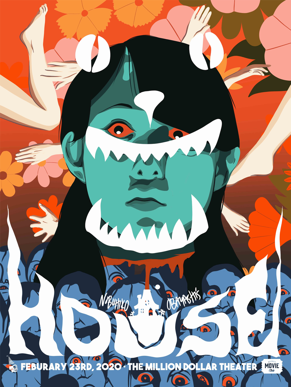 Hausu Movie Poster