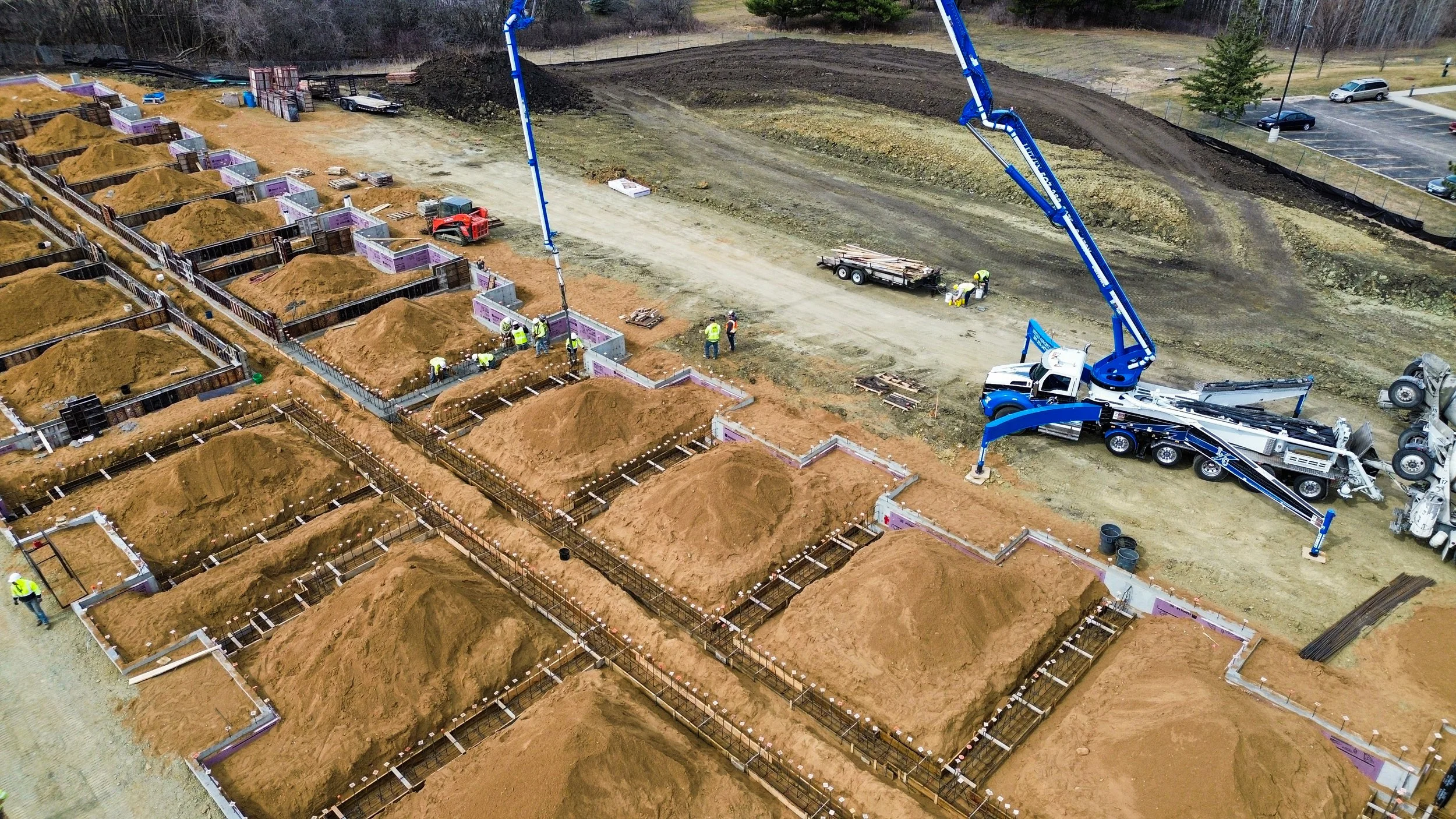 Commercial Concrete Footings — Evenson Concrete Systems