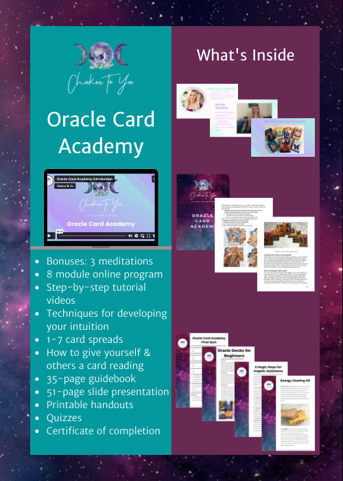 Oracle Card Academy; How to Read Oracle Cards Certification — Chakra To Ya