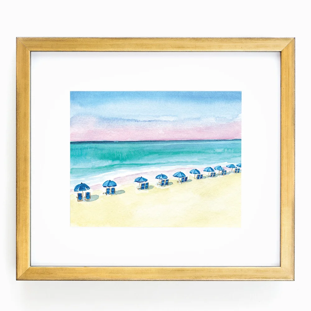 Simple Beach Watercolor