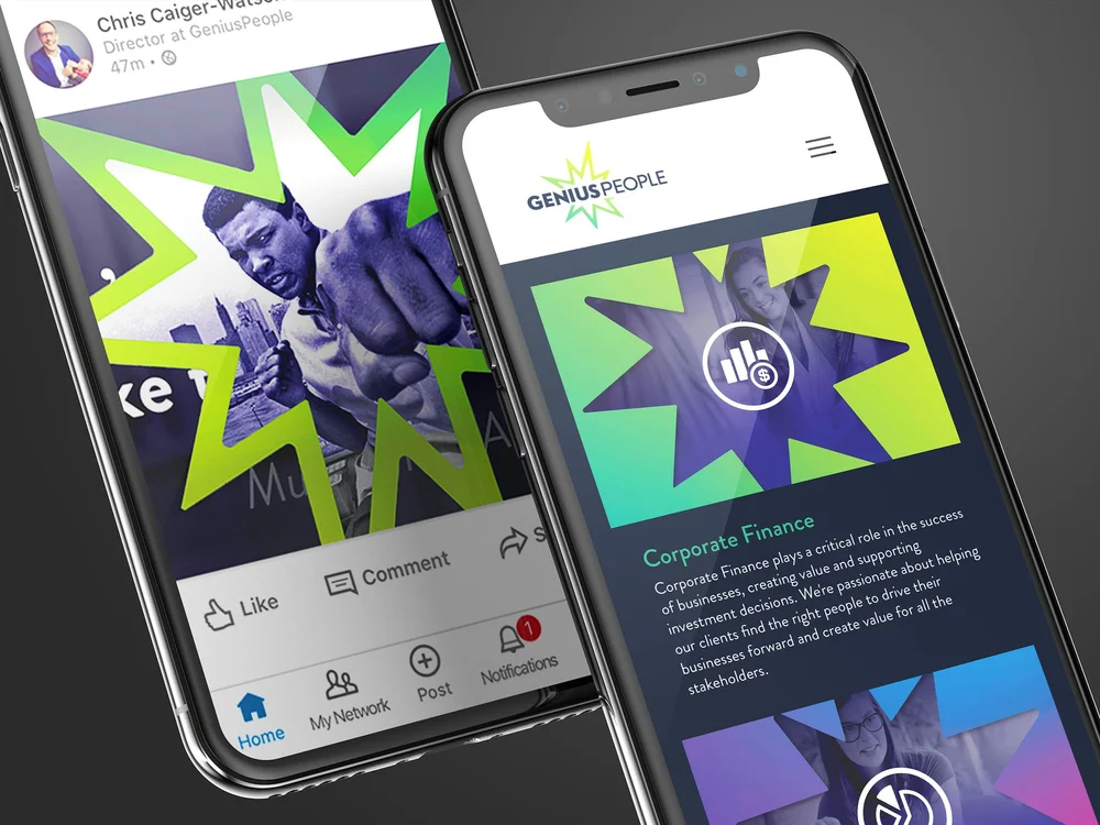 Genius People Recruitments, Branding design, Melbourne. — Citizen By Design