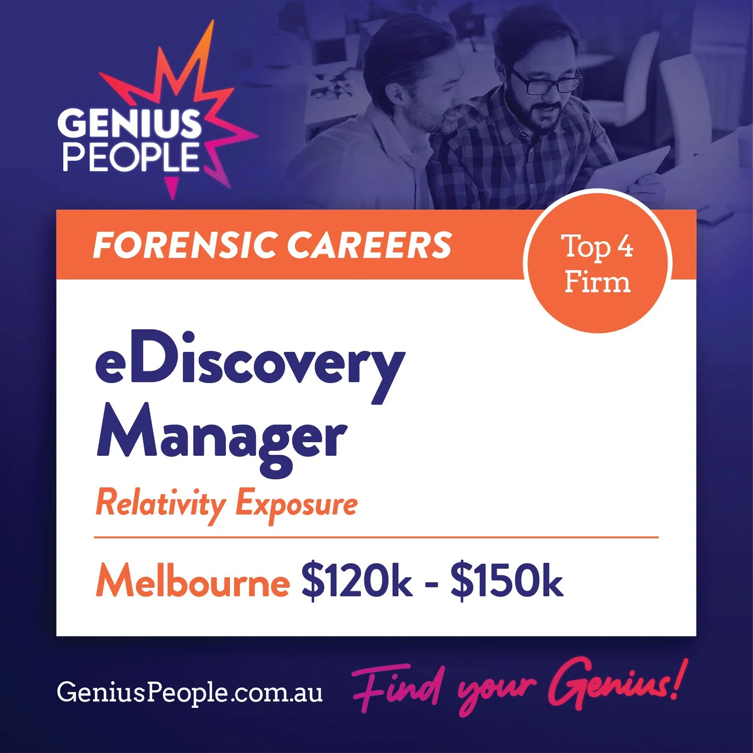 Genius People Recruitments, Branding design, Melbourne. — Citizen By Design