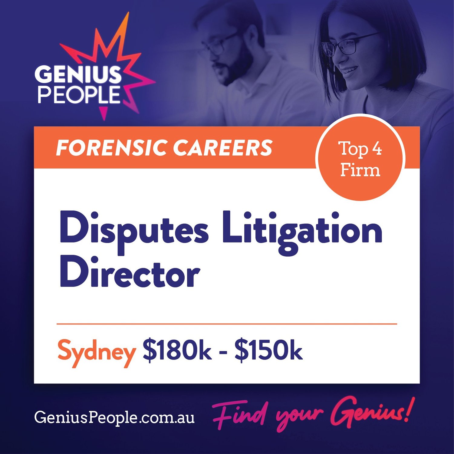 Genius People Recruitments, Branding design, Melbourne. — Citizen By Design