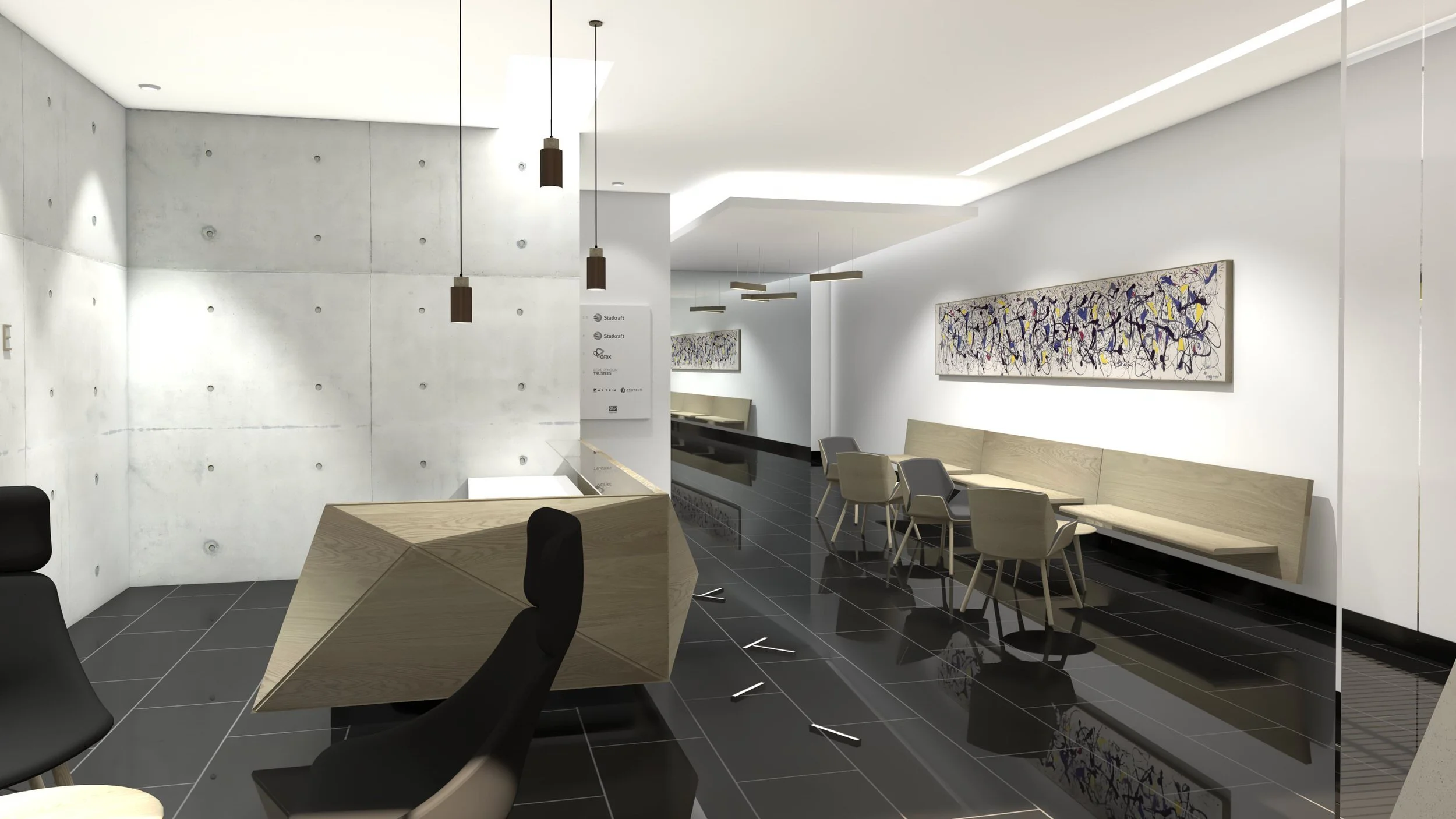 Office Reception Design Moorgate London | 41 Moorgate | Designrock ...