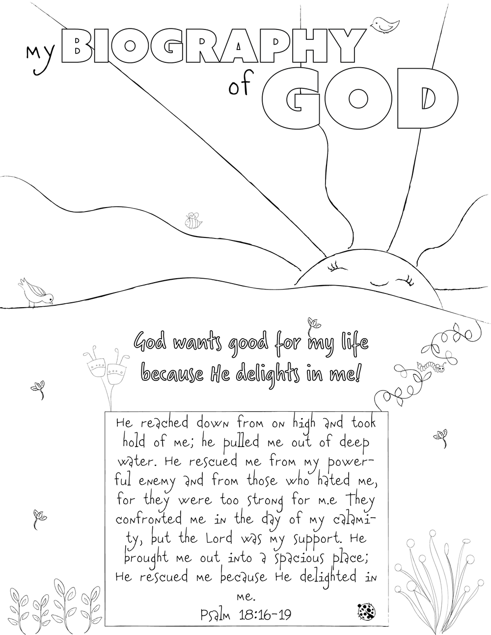 Biography of God: Psalm 18:16-19 — Just Footnotes