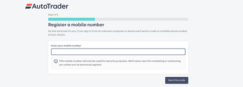 Enabling Two Factor Authentication — Autotrader Insight