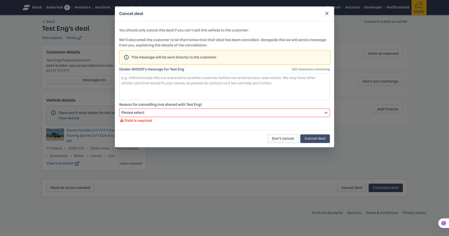 Understanding reservations — Autotrader Insight
