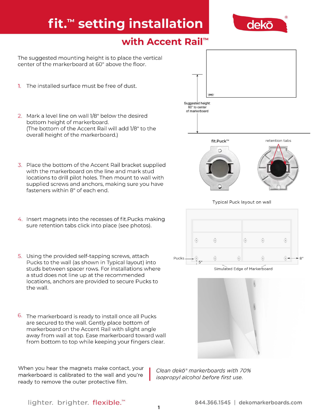 Installation Guide Downloads — Deko Premier Markerboards
