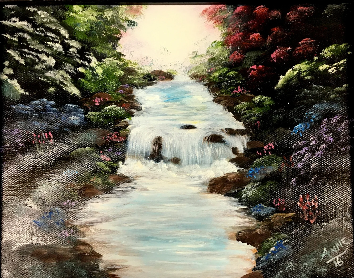 Bob Ross Spring Paintings
