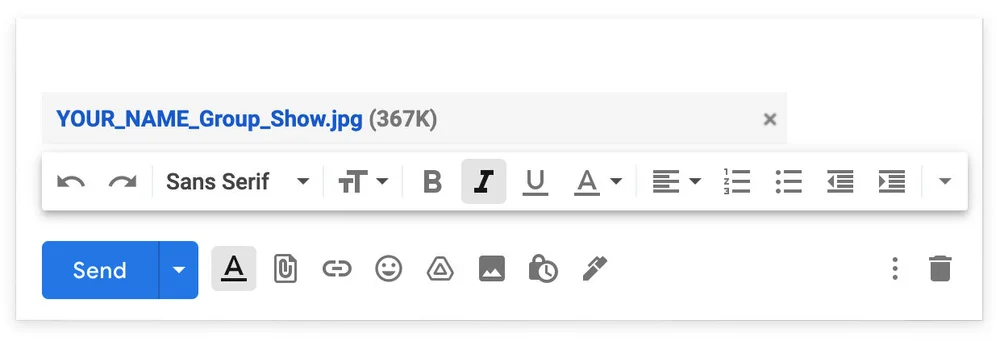 Group Show Instructions — SHRINE