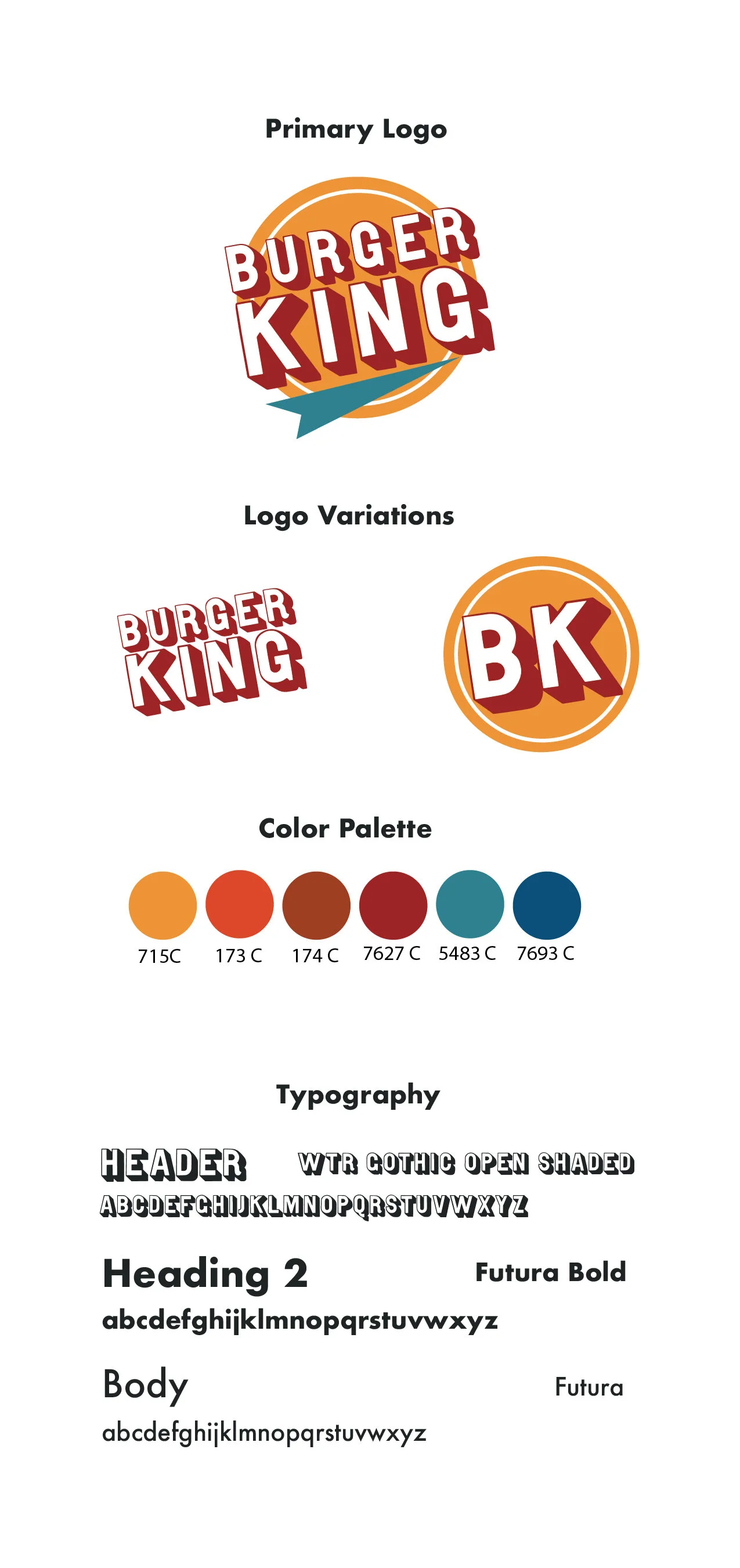Burger King Rebrand — Kathleen's Portfolio