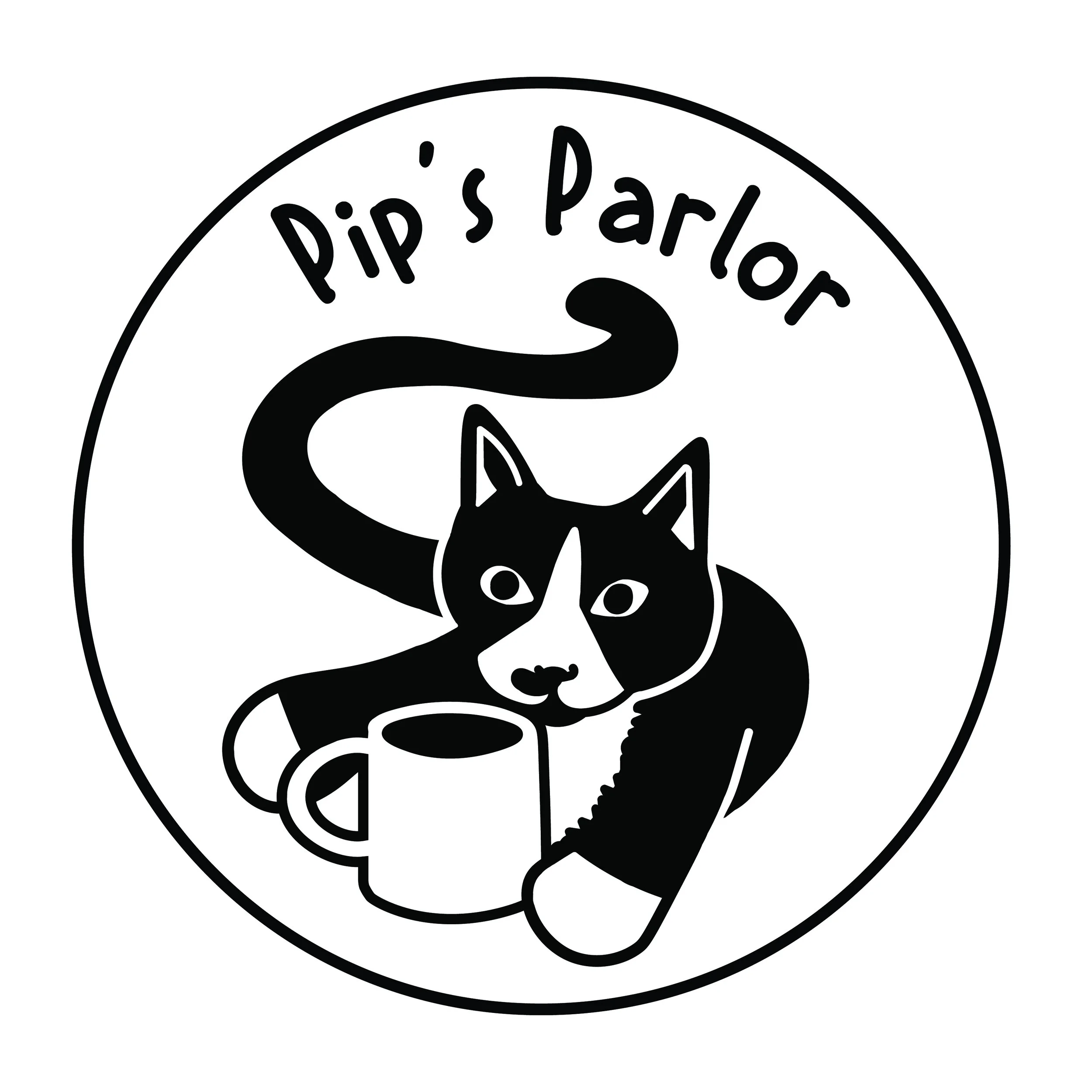 Pip's Parlor Logo Design — Kathleen's Portfolio