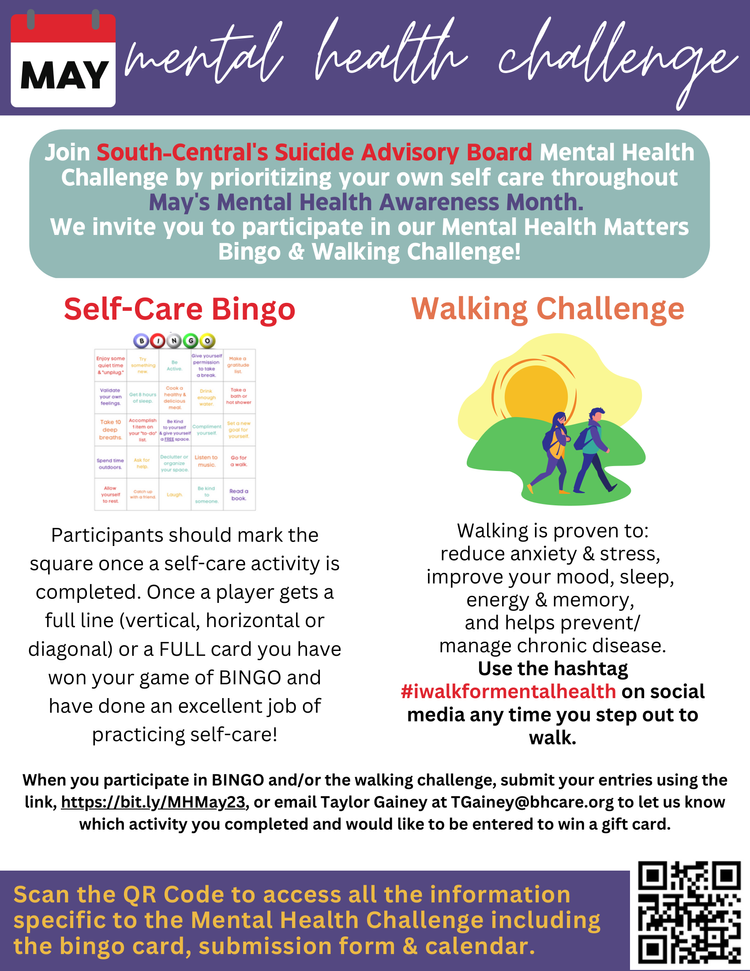 “Mental Health Matters” Challenge — Alliance for Prevention and Wellness