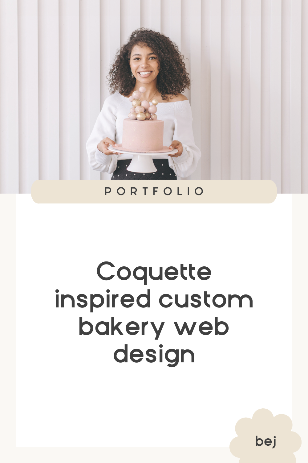 Portfolio: Coquette-inspired bakery website design —By Emily Jane