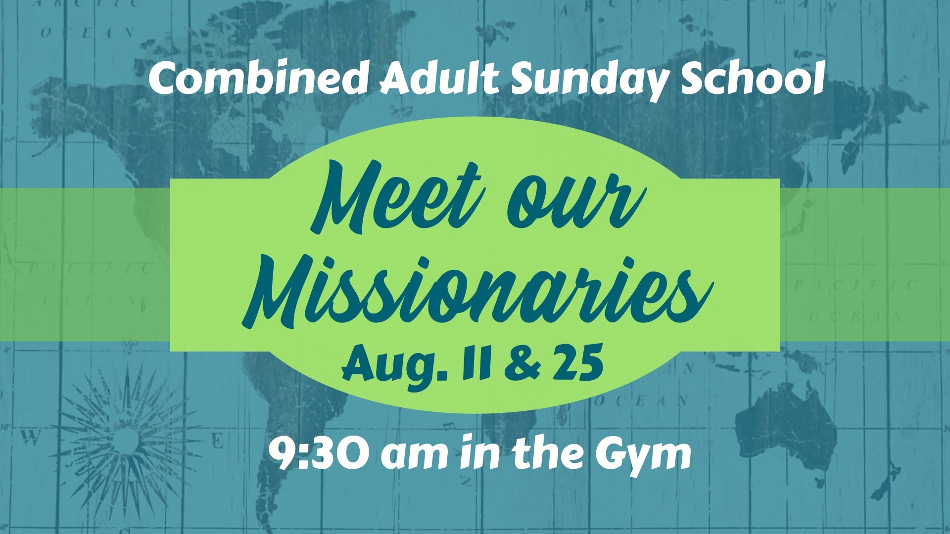 Weekly program — GBC Lancaster