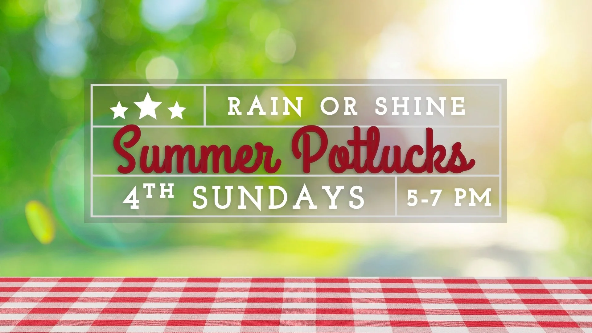 Weekly program — GBC Lancaster