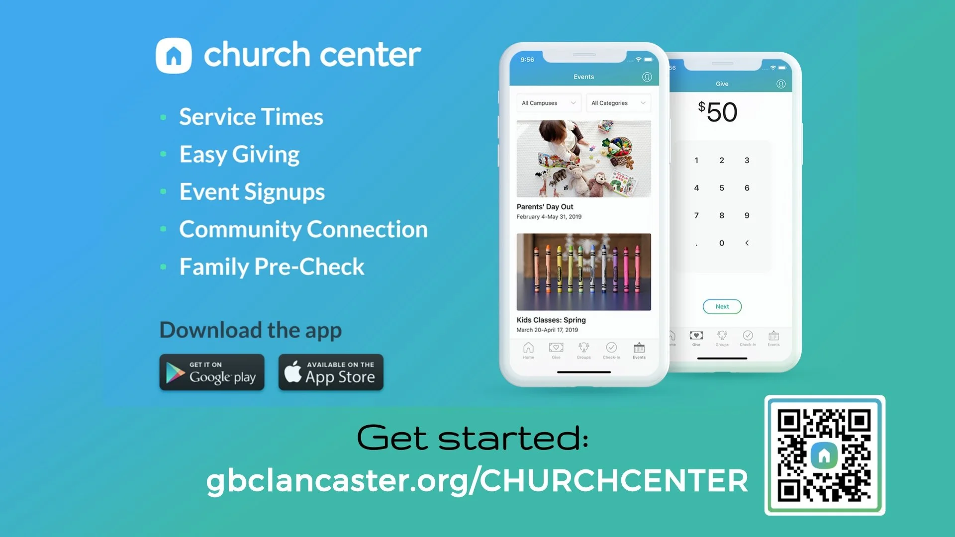 Weekly program — GBC Lancaster